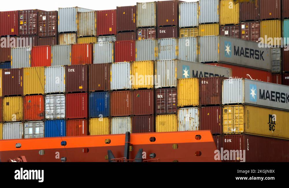 Shipping container stack Stock Videos & Footage - HD and 4K Video Clips ...