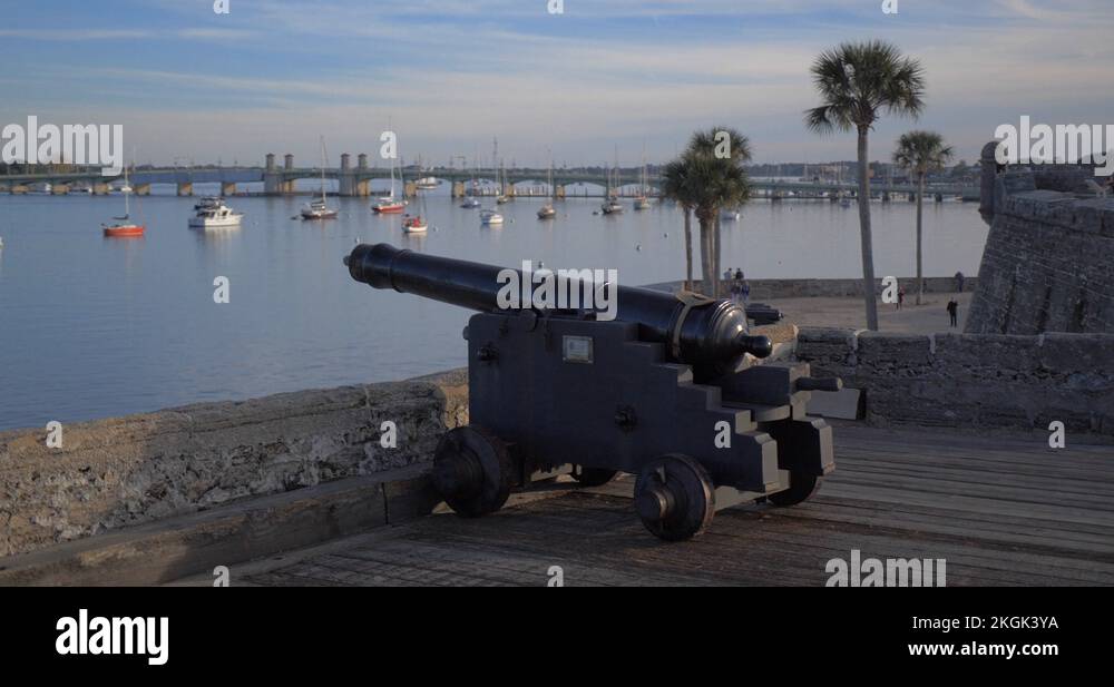 Castillo de san marcos cannons Stock Videos & Footage - HD and 4K Video ...