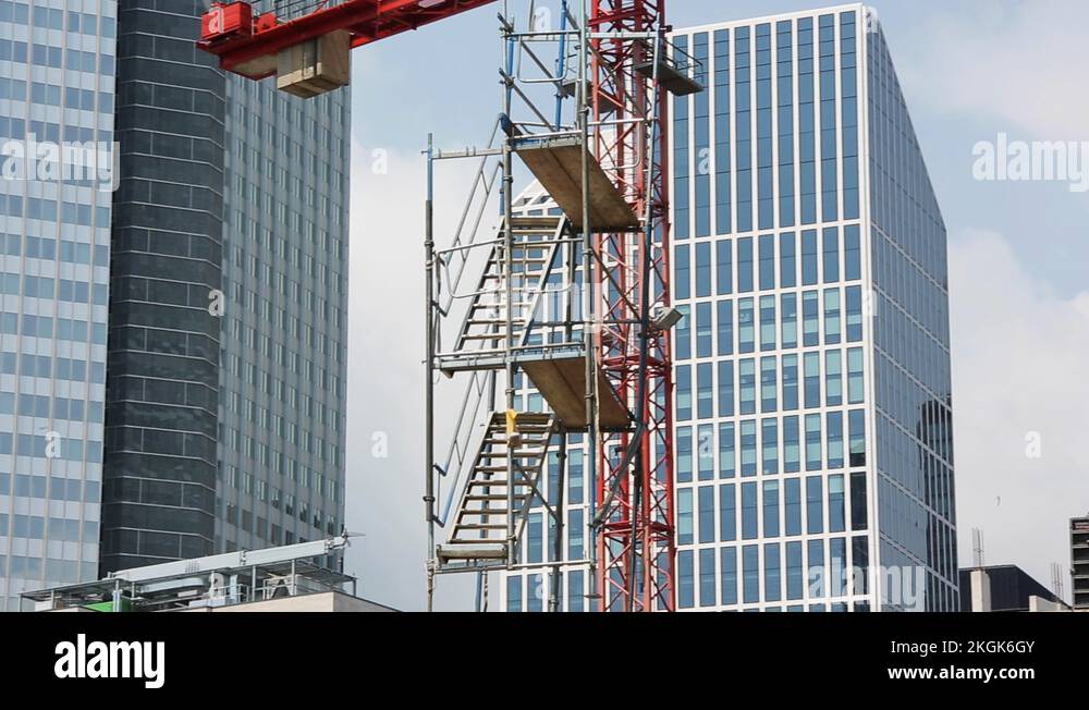 Construction equipment construction crane Stock Videos & Footage - HD ...