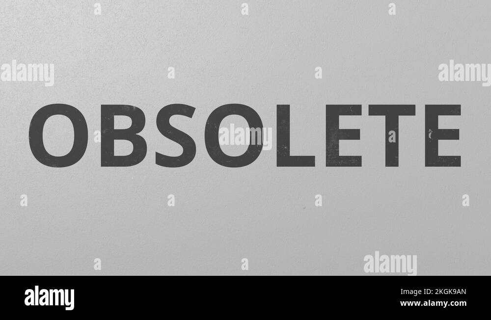 Obsolete word Stock Videos & Footage - HD and 4K Video Clips - Alamy