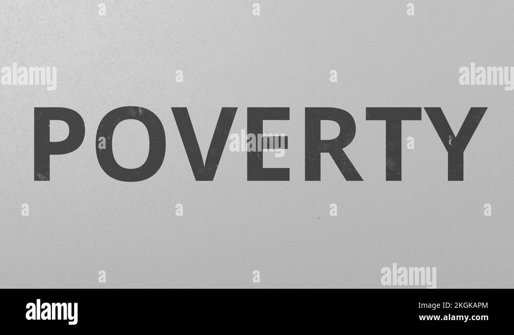 Poverty word Stock Videos & Footage - HD and 4K Video Clips - Alamy
