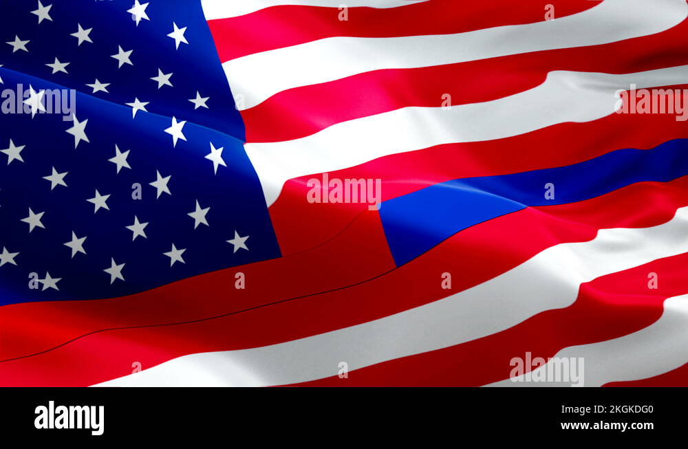 First Responder flag video waving in wind. Realistic Emergency medical ...