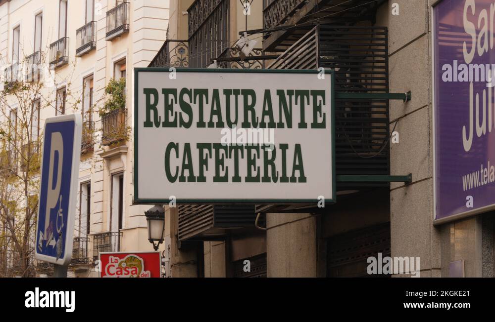 Spanish restaurant exterior Stock Videos & Footage - HD and 4K Video ...