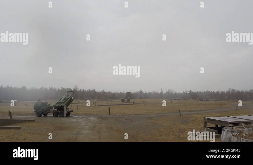 High Mobility Artillery Rocket System fires during exercise Summit ...