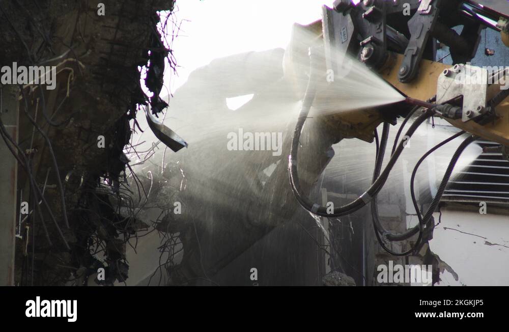 Demolition water spray Stock Videos & Footage - HD and 4K Video Clips ...
