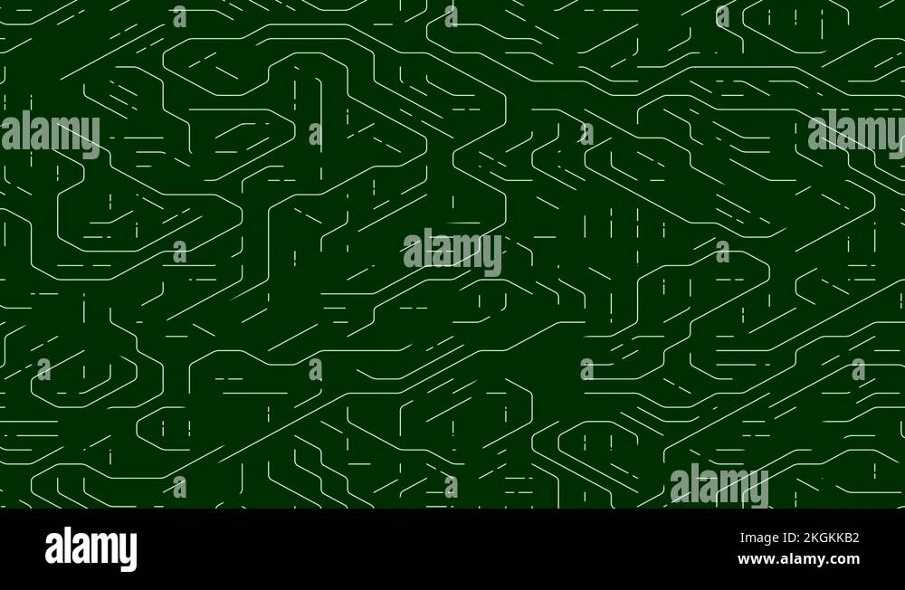 Circuit board animation with energy flowing Stock Video Footage - Alamy