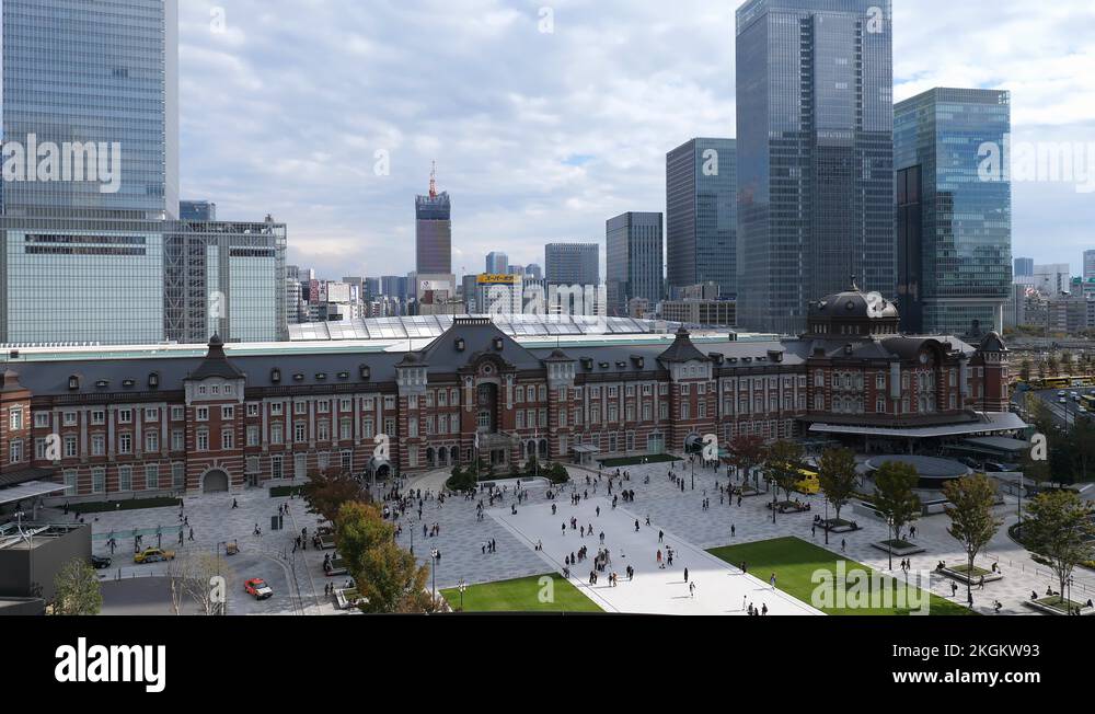 Tokyo station marunouchi station building Stock Videos & Footage - HD ...