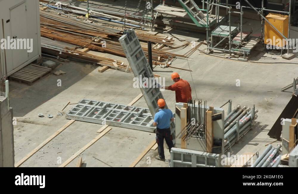 Unloading construction materials Stock Videos & Footage - HD and 4K ...