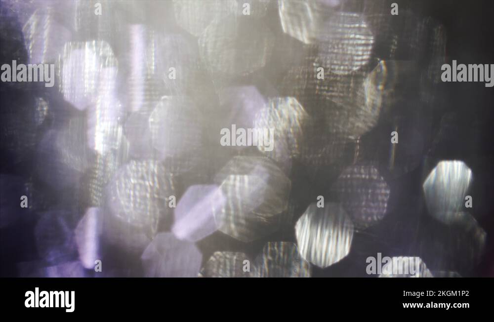 Abstract particles of light, glitch, noisy tv effect. Overlay for ...