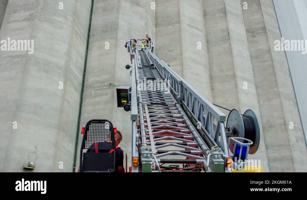 Firefighters moving stretcher rescue drill Stock Videos & Footage - HD ...