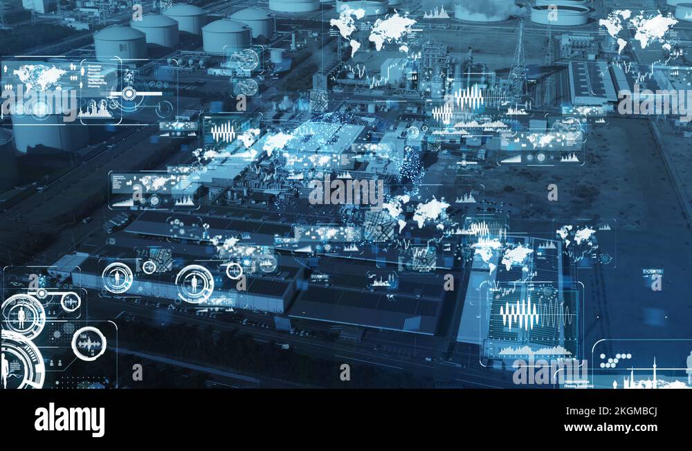 Modern plant communication network concept Stock Videos & Footage - HD ...