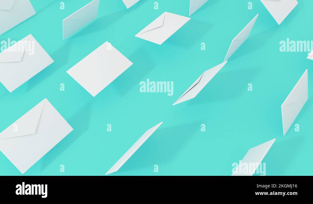 3d blank envelope on white Stock Videos & Footage - HD and 4K Video ...