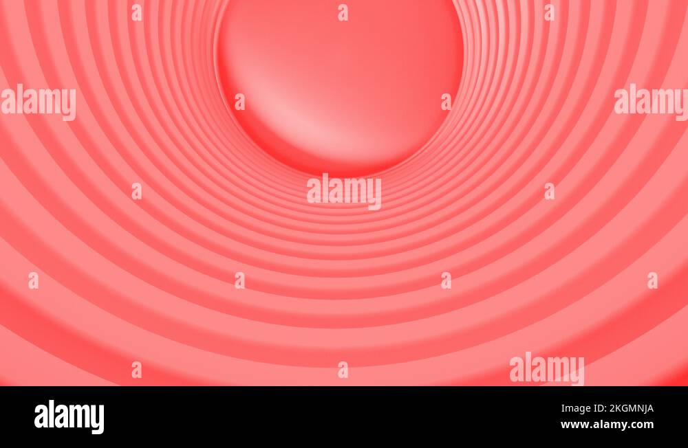 Abstract 3d circle round shape corridor with light effect flying. 4K ...