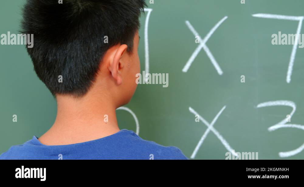 School boy problem solving in classroom Stock Videos & Footage - HD and ...