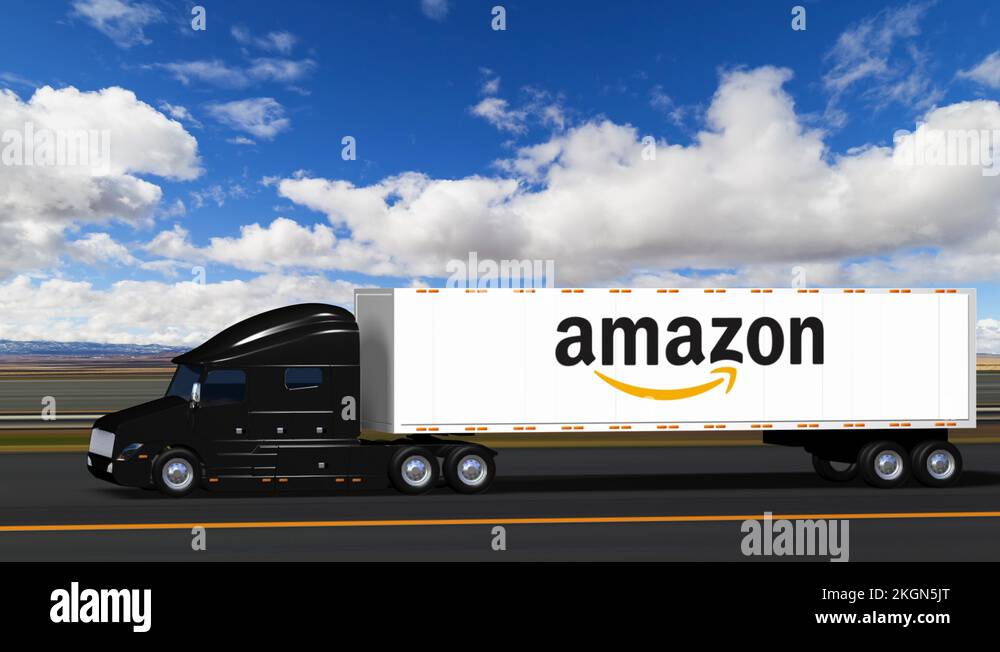 Amazon tractor trailer Stock Videos & Footage - HD and 4K Video Clips ...