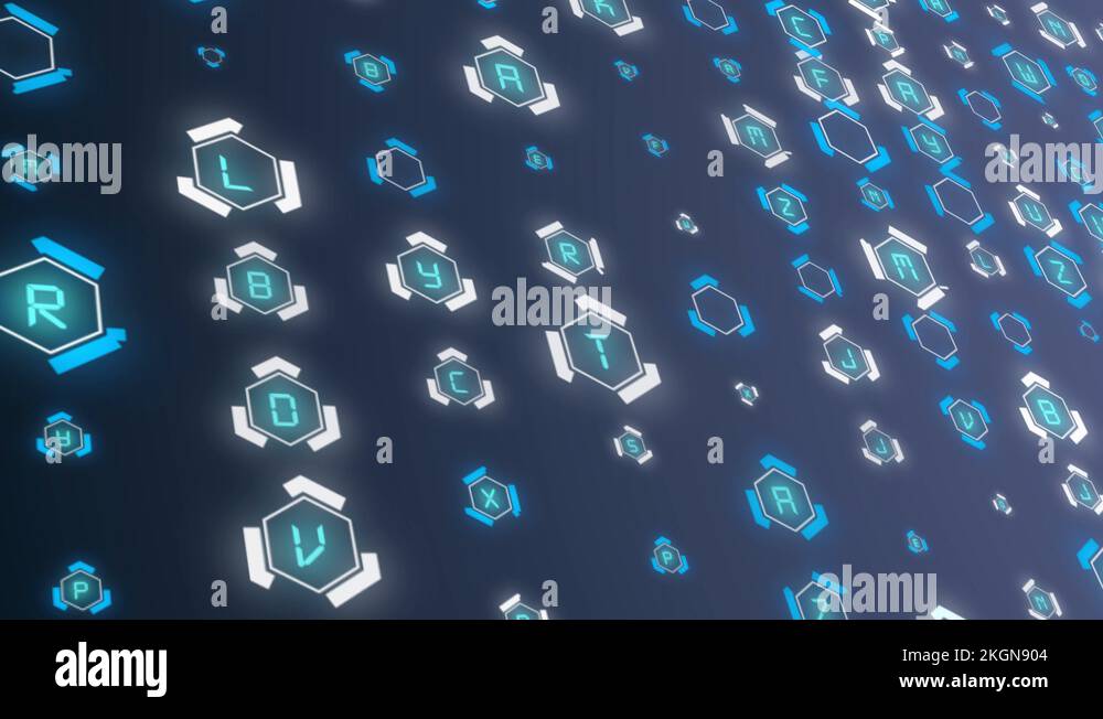 Loopable Footage Of Programming Code Abstract Technology Background For