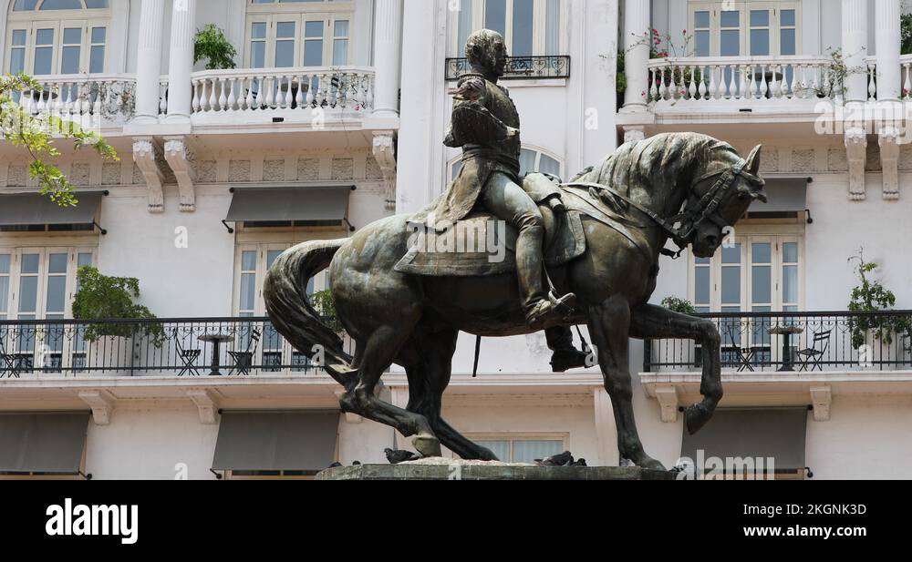 Panama City General Tomas Herrera statue 4K Stock Video Footage - Alamy