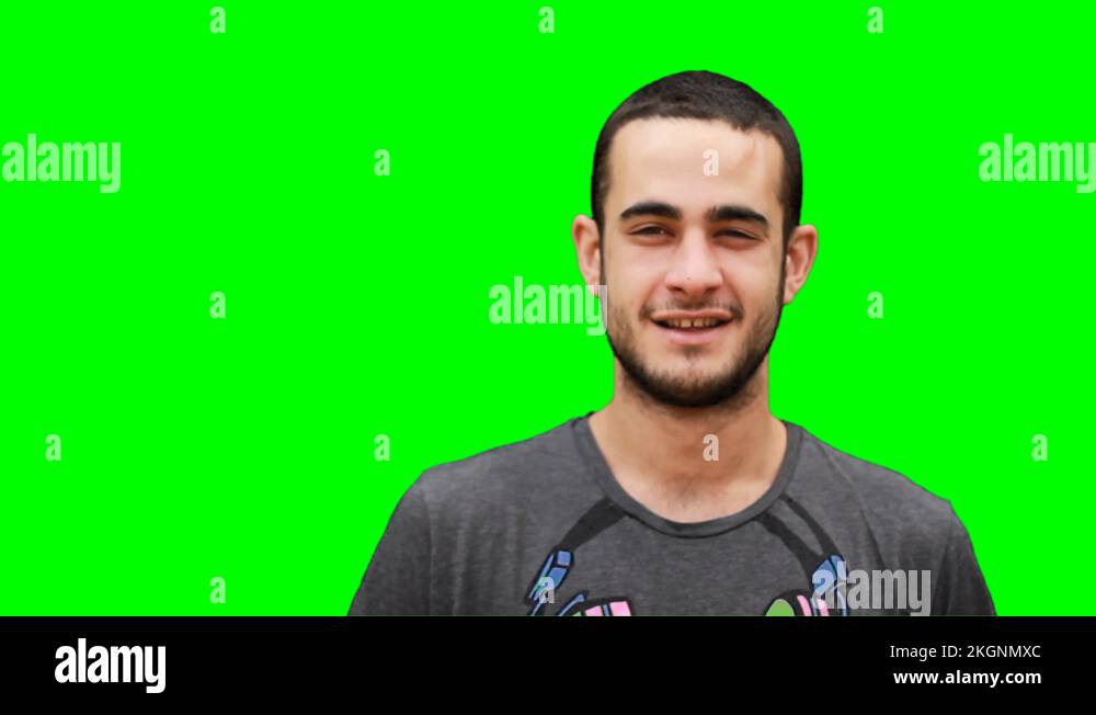 Green Screen people man portrait person shout shouting scream shriek ...