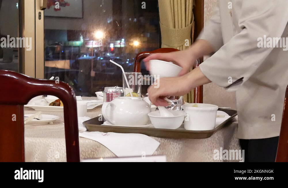 Cleaning table restaurant Stock Videos & Footage - HD and 4K Video ...