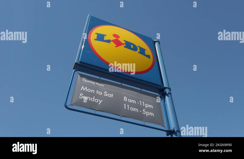 Lidl supermarket sign Stock Videos & Footage - HD and 4K Video Clips ...