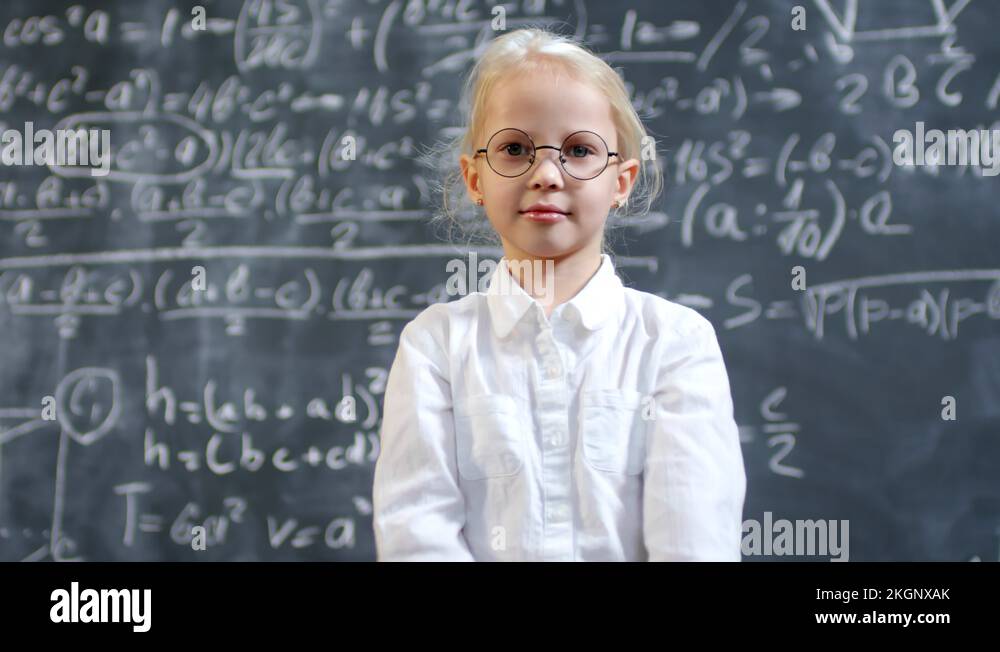 Portrait clever little girl Stock Videos & Footage - HD and 4K Video ...