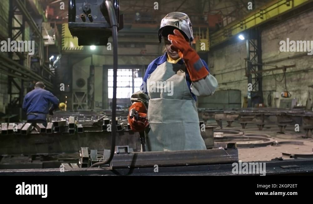 Female metal worker welding Stock Videos & Footage - HD and 4K Video ...