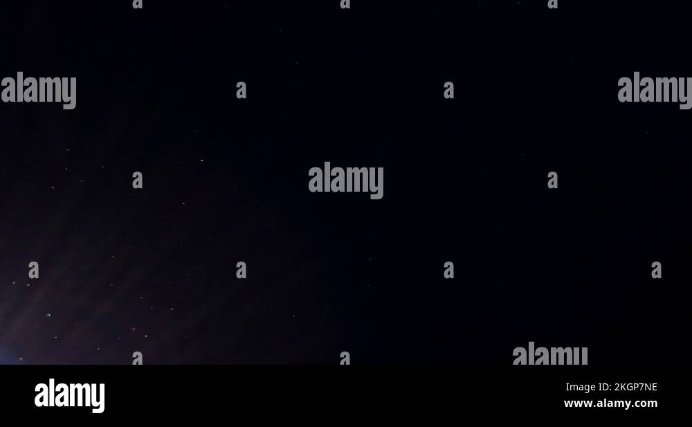 Small Dust Particles Moving From Right To Left Bottom Corner Stock ...