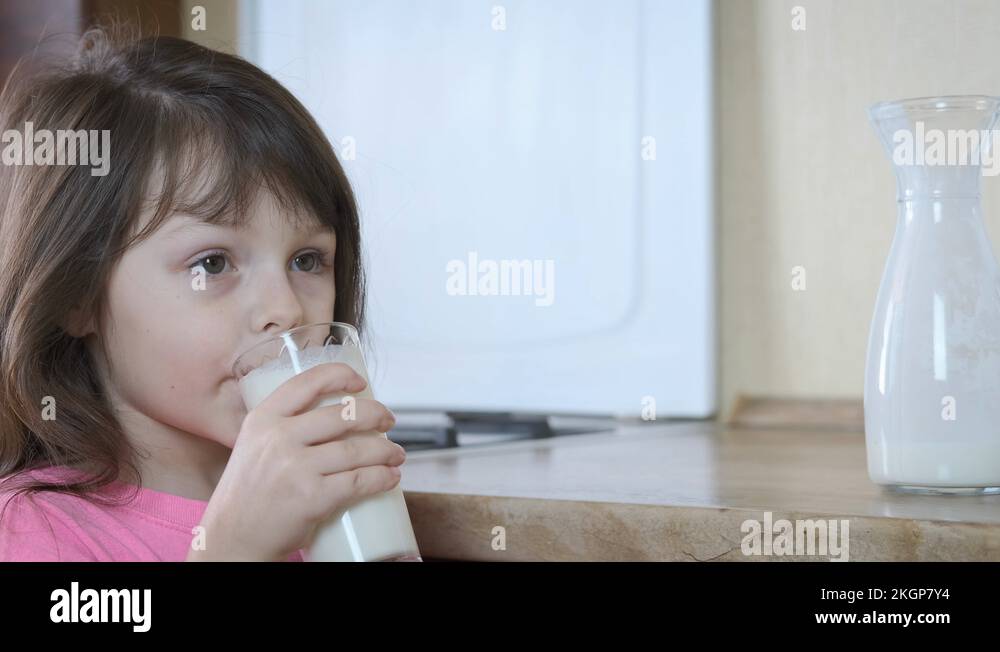 Kid drinks milk Stock Videos & Footage - HD and 4K Video Clips - Alamy