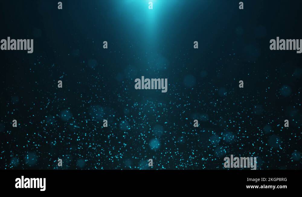 Blue Light Particle Looped Background 10 Stock Video Footage - Alamy
