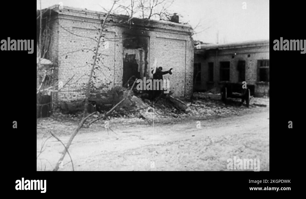 Nazi German Soldiers Surrender Upon Capitulation At Stalingrad Stock ...