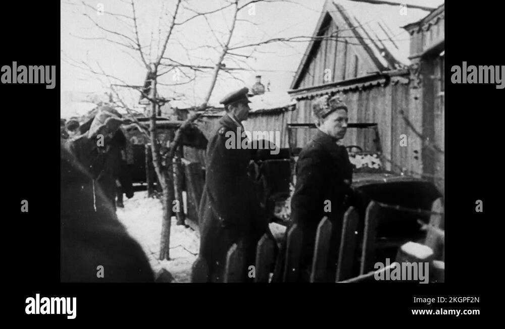German Field Marshal Paulus In Captivity And Under Interrogation Stock ...
