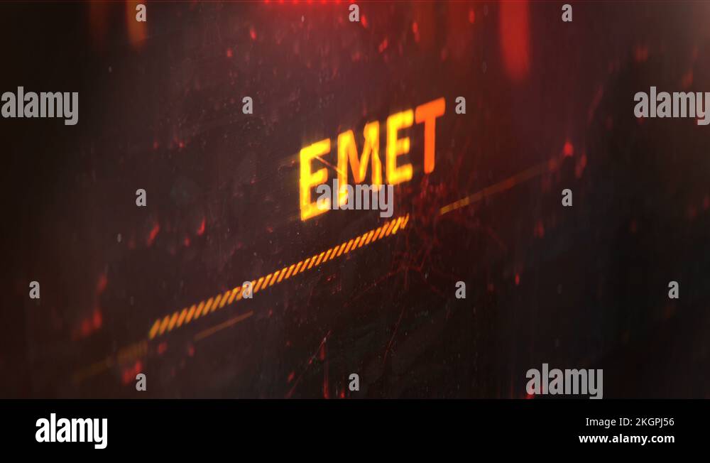 Emergency, immediate action required, alert message on screen, warning ...