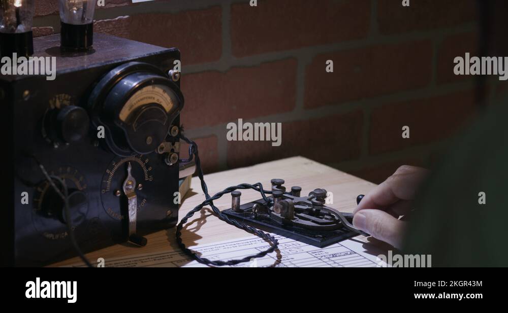 Morse code operator Stock Videos & Footage - HD and 4K Video Clips - Alamy