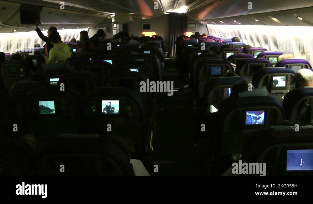 Airbus a380 cabin passengers Stock Videos & Footage - HD and 4K Video ...