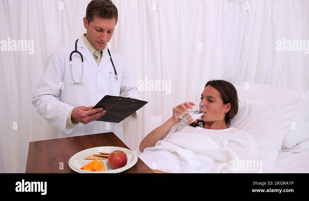 Patient drinking water hospital Stock Videos & Footage - HD and 4K ...