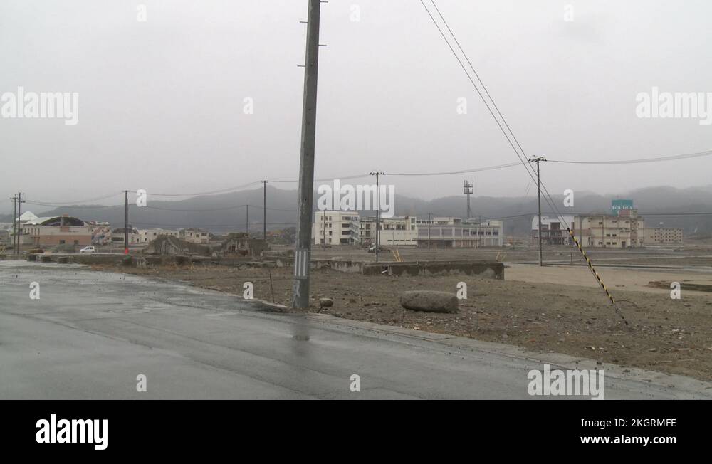 Japan Tsunami 1 Year On - Revisiting Scene Of Body Recovery Stock Video ...