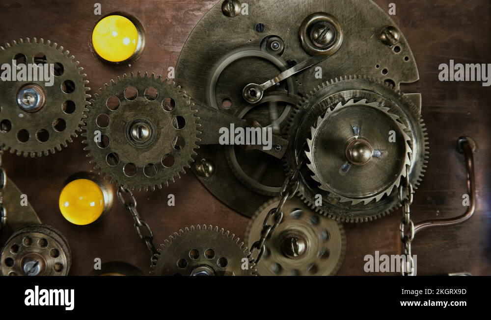 Steampunk mechanism Stock Videos & Footage - HD and 4K Video Clips - Alamy