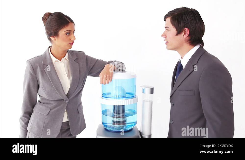 Chatting by water cooler Stock Videos & Footage - HD and 4K Video Clips ...