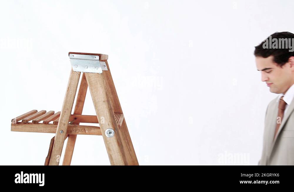 Man up a ladder Stock Videos & Footage - HD and 4K Video Clips - Alamy