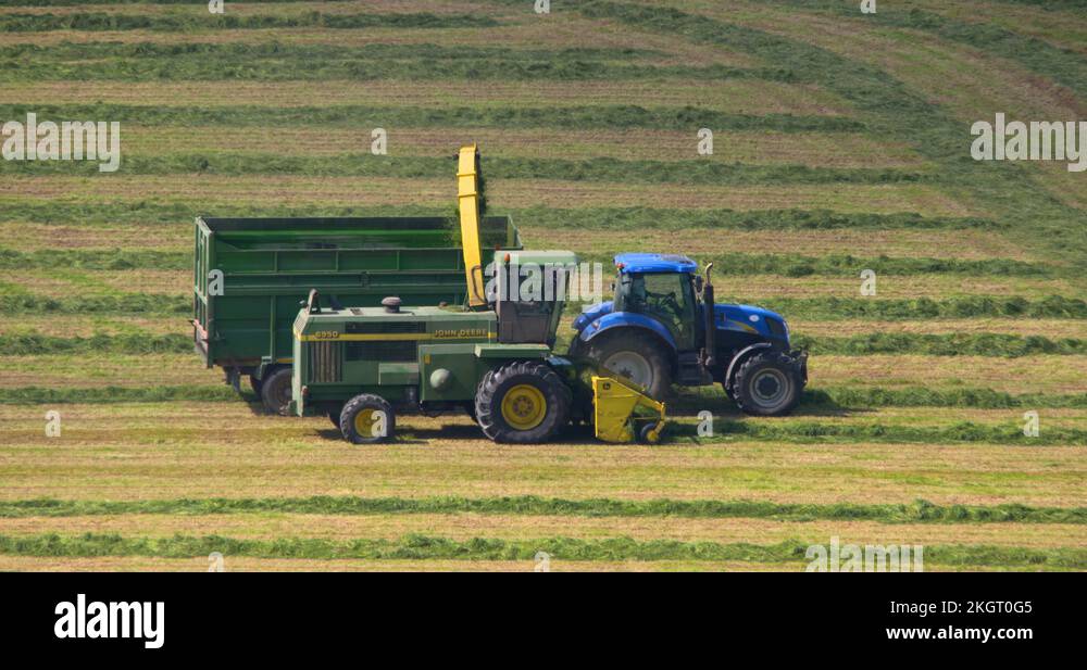 Grass silage harvest Stock Videos & Footage - HD and 4K Video Clips - Alamy