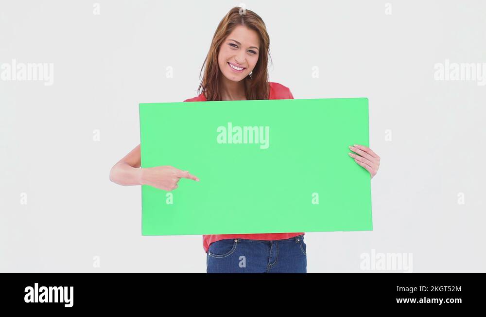 Woman pointing poster Stock Videos & Footage - HD and 4K Video Clips ...