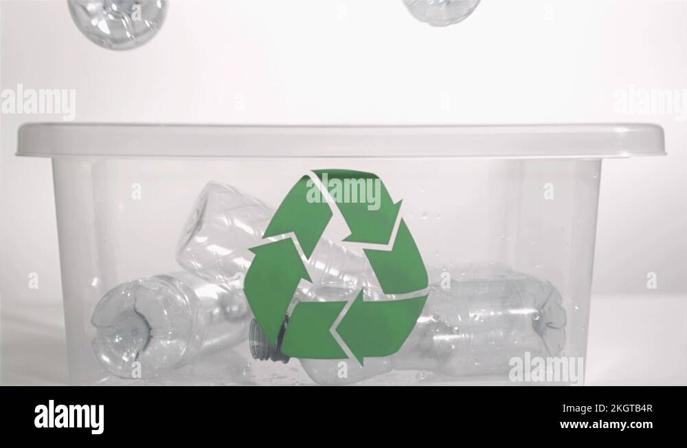 Rubbish falling into recycling bin Stock Videos & Footage - HD and 4K ...