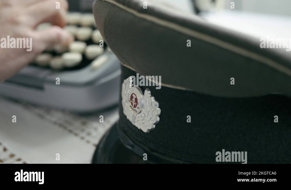 DDR East Germany Typing Letter on Typewriter Stock Video Footage - Alamy