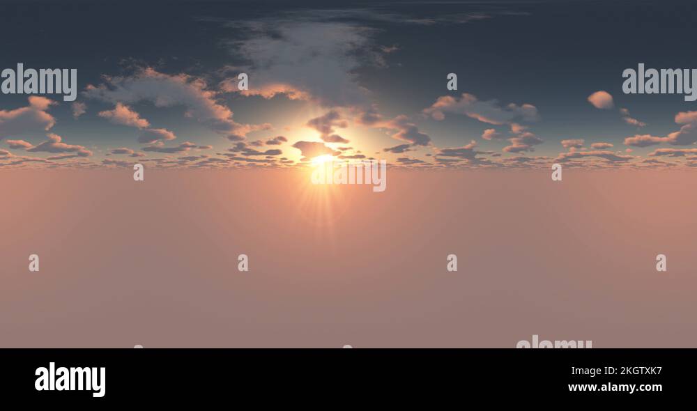 VR 360 degree Panoramic Sky and Clouds. ready for use in 3D environment ...