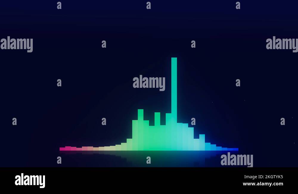 Graphic Equalizer Audio Bars Animation [4K Seamless Loop] Stock Video ...