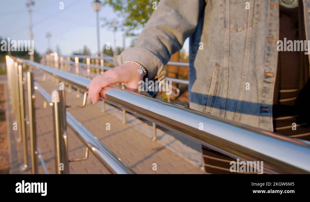 Handrail hand rail Stock Videos & Footage - HD and 4K Video Clips - Alamy