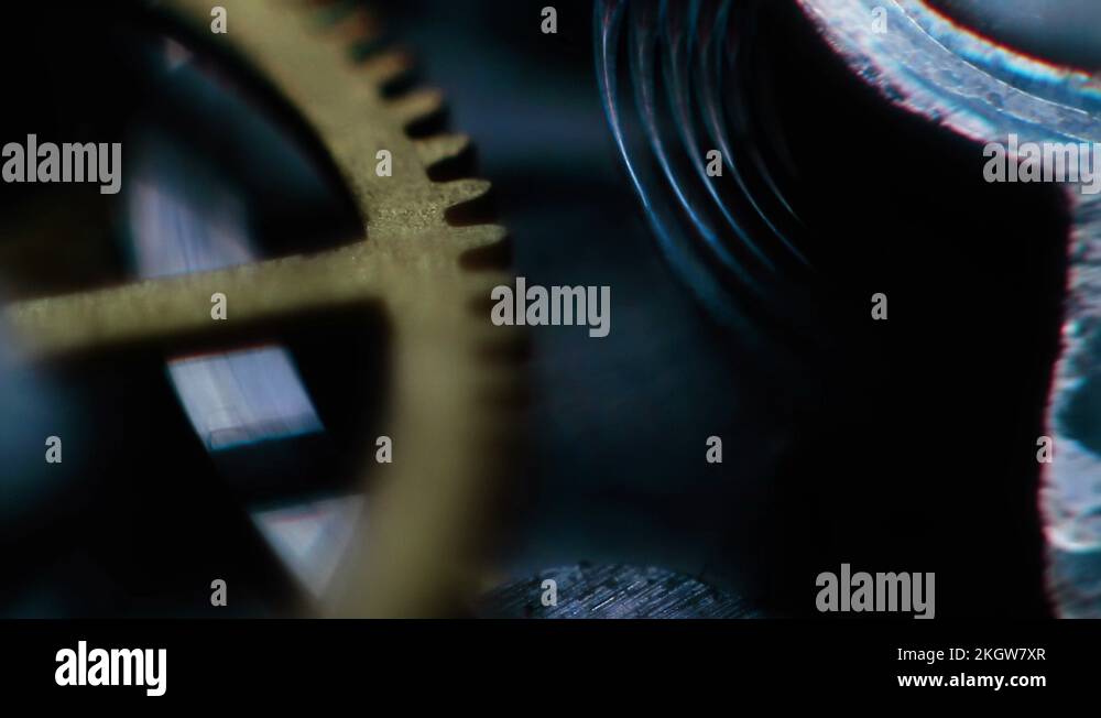 Rotating cogs, detail Stock Video Footage - Alamy