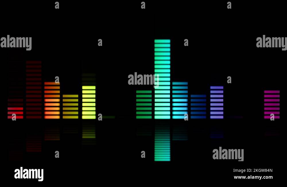 Sound graphic equalizer rainbow particle style ( Series 3-Version from ...