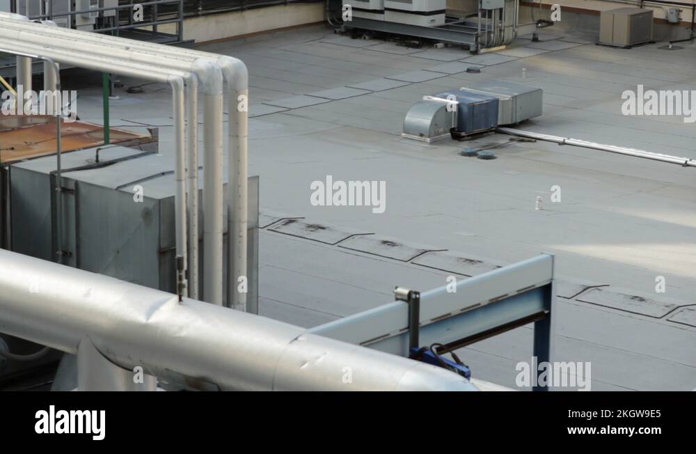 Industrial building rooftop ventilation Stock Videos & Footage - HD and ...