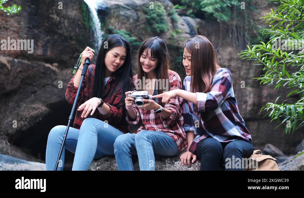 Women friends natural scenery Stock Videos & Footage - HD and 4K Video ...